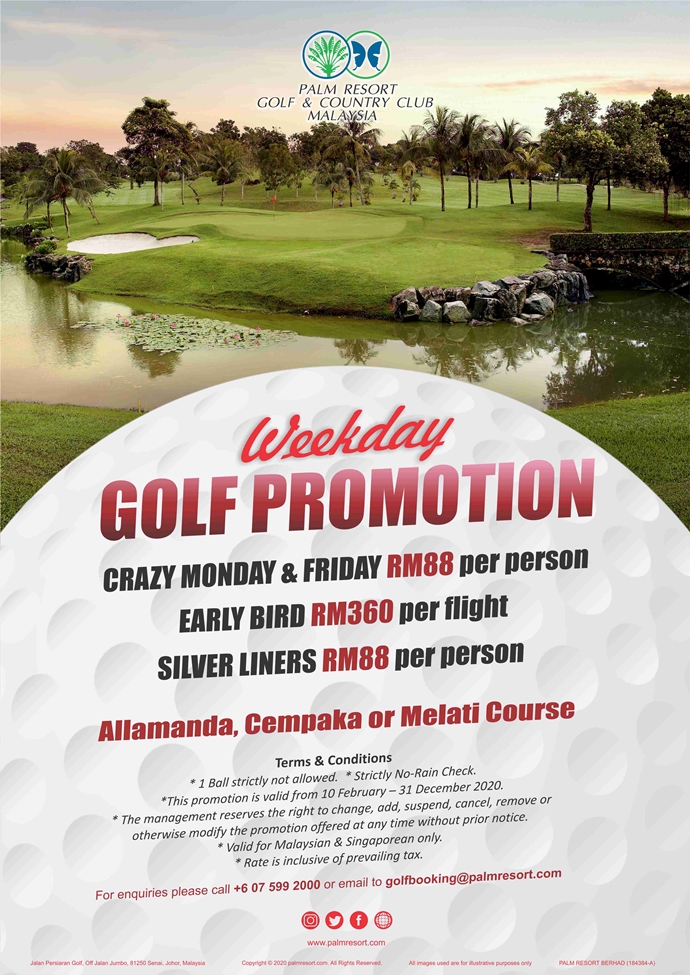 Crazy Weekday Golf Promotion | Palm Resort