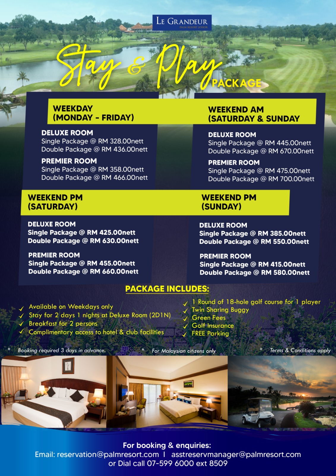Stay & Play | Palm Resort